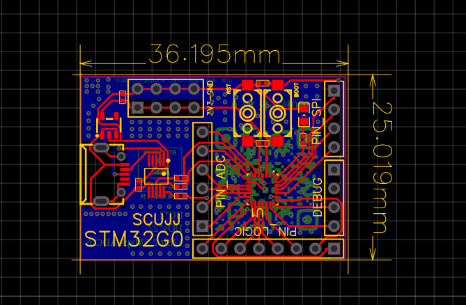 STM32G0核心板V1.0开源页面 - 我的FPGA