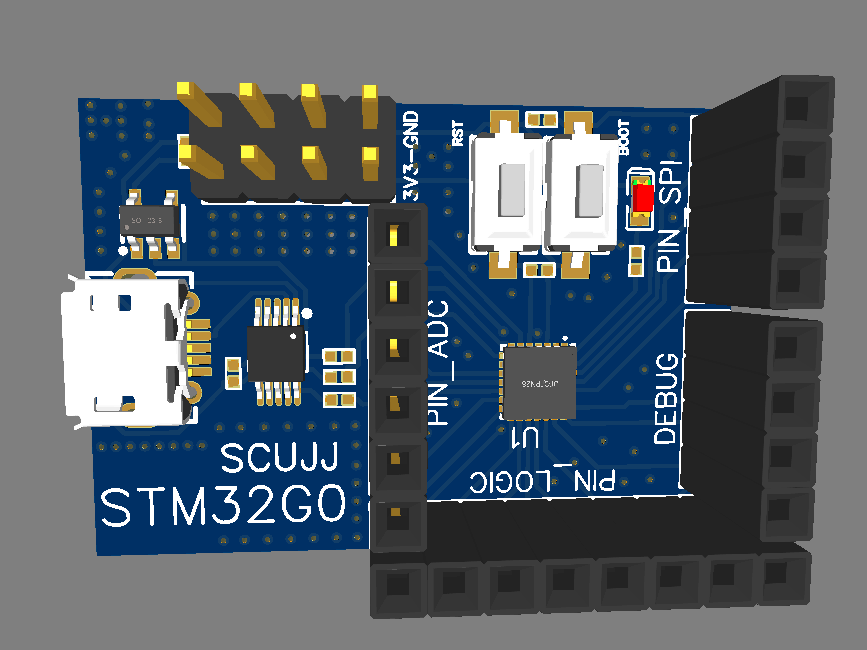 Stm32g0核心板v1 0开源页面 Mcu 我的fpga