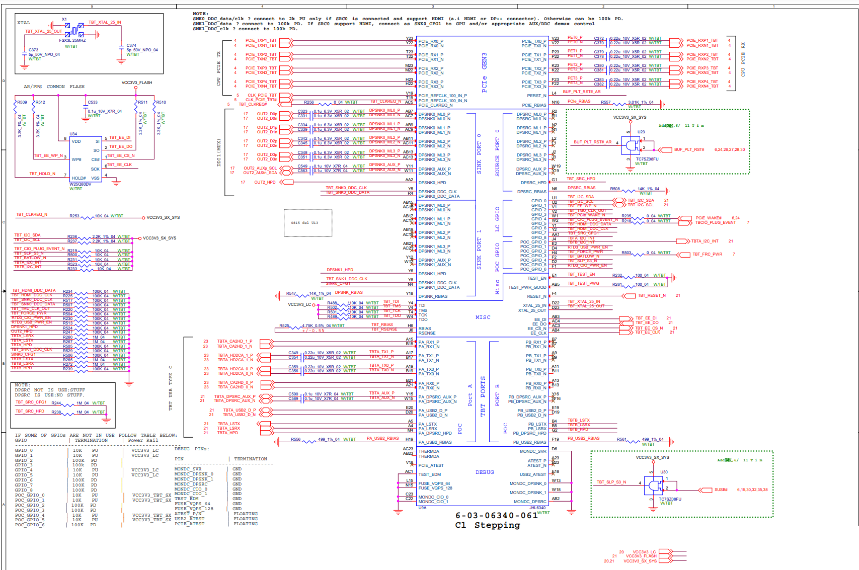 (资料合集)Thunderbolt 3 DSL/JHL6540 6340原理图 无PCB 雷电3转PCIE 调试FPGA 显卡扩展 万兆网卡 ...