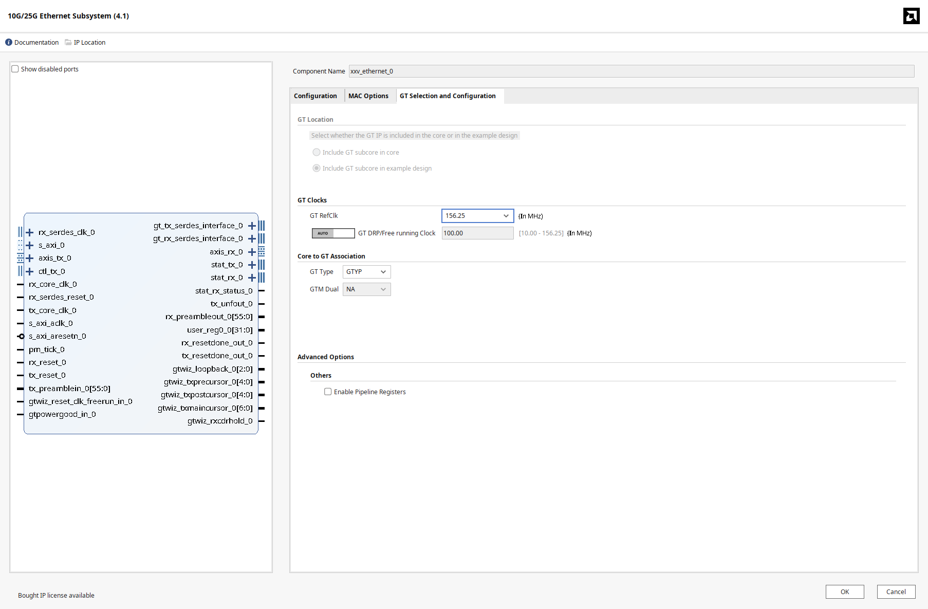 10G/25G Ethernet Subsystem(4.1) IP理解和使用 Versal新版本IP - 我的FPGA